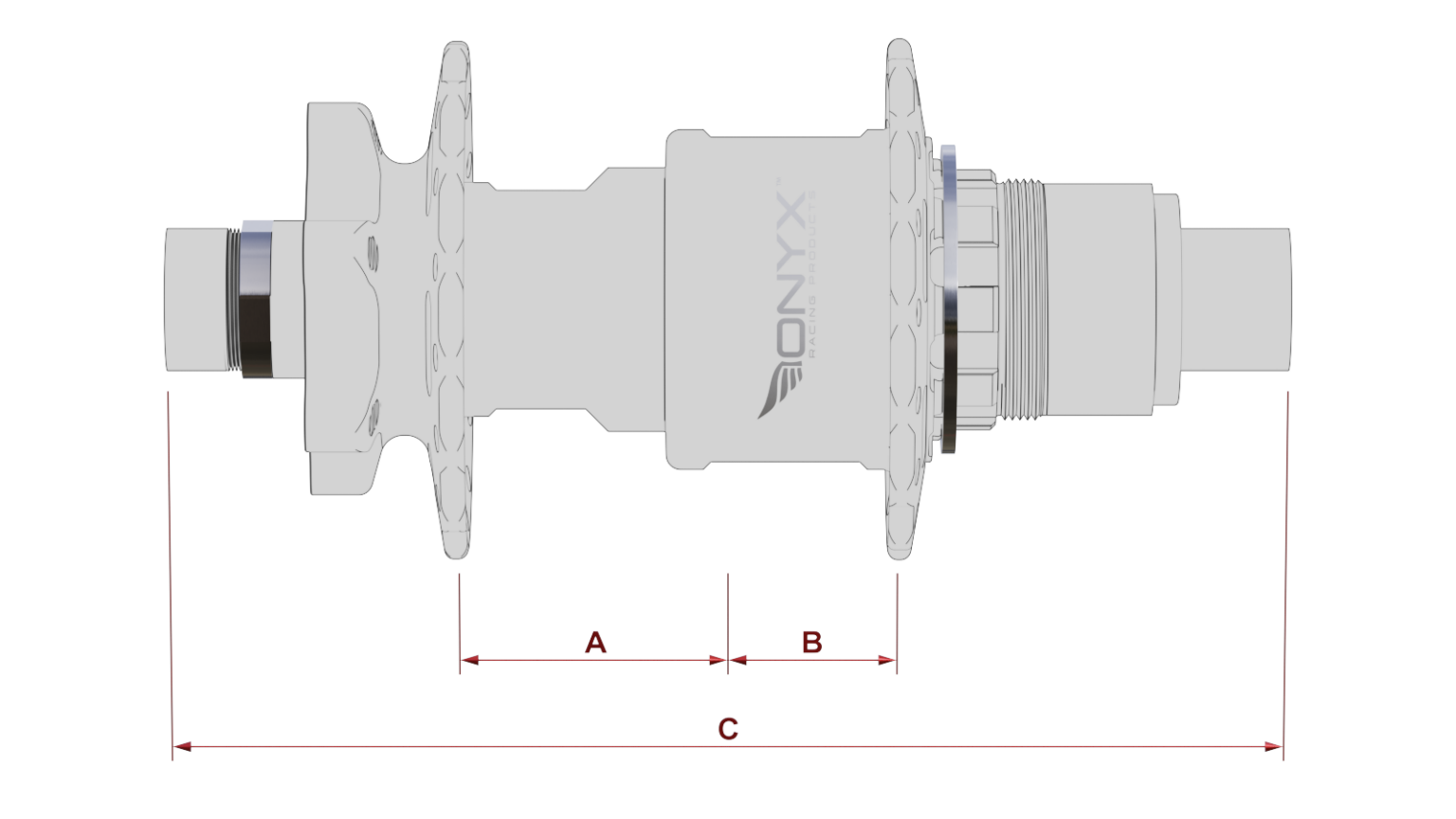 Onyx Vesper MTB BOOST ISO XDR 148/12 Thru-bolt Rear Hub - Onyx Racing ...