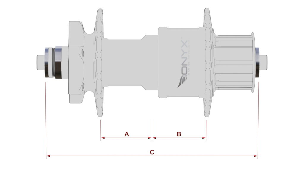 Onyx Vesper MTB DJ ISO HGSS 135/QR Rear Hub - Onyx Racing Products