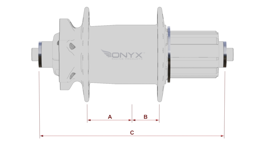 Onyx MTB MFU ISO HG-11SPD 135/QR Rear Hub - Onyx Racing Products