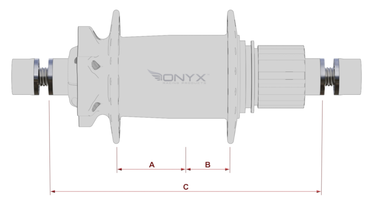 Onyx MTB MFU BOOST ISO MS 141/10 Bolt-on Rear Hub - Onyx Racing Products