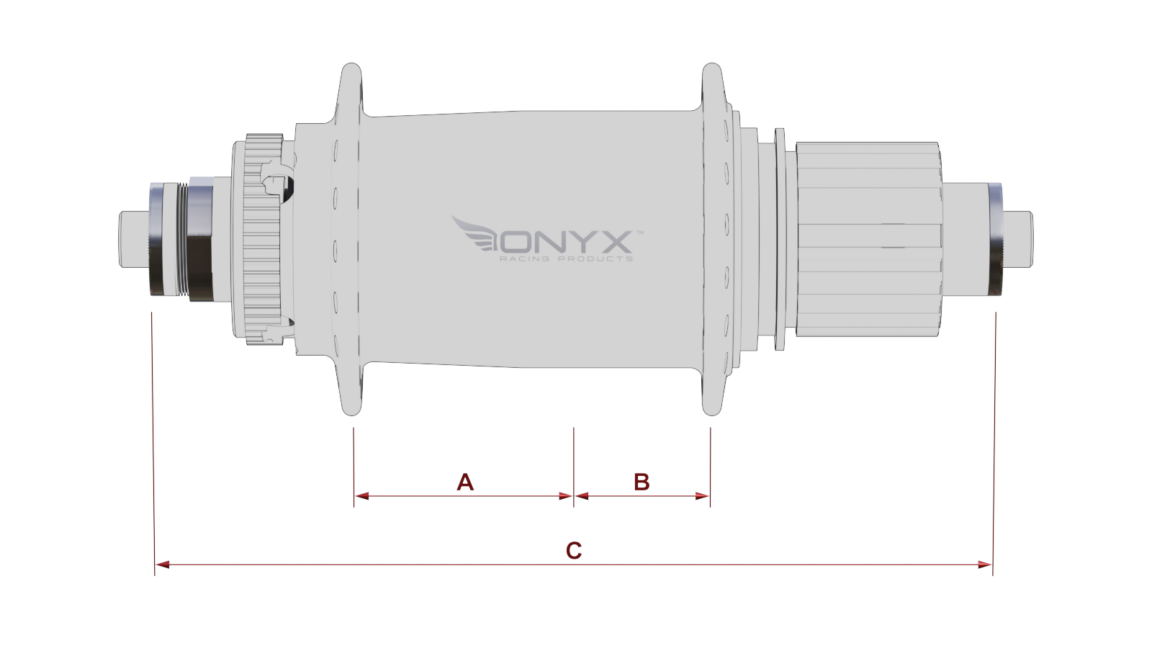Onyx MTB MFU BOOST CL MS 141/QR Rear Hub - Onyx Racing Products