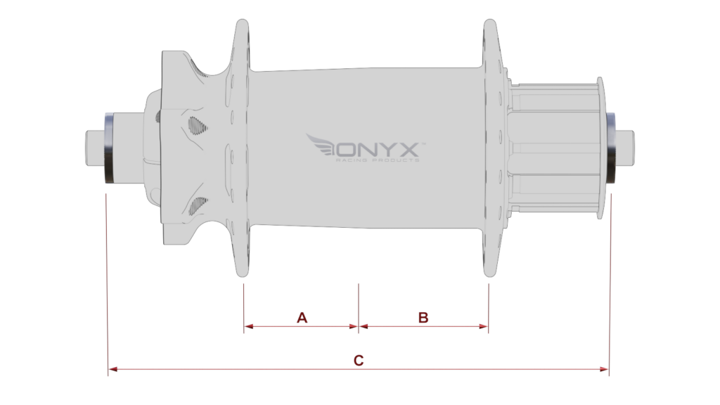Onyx MTB MFU ISO HGSS 135/QR Rear Hub - Onyx Racing Products